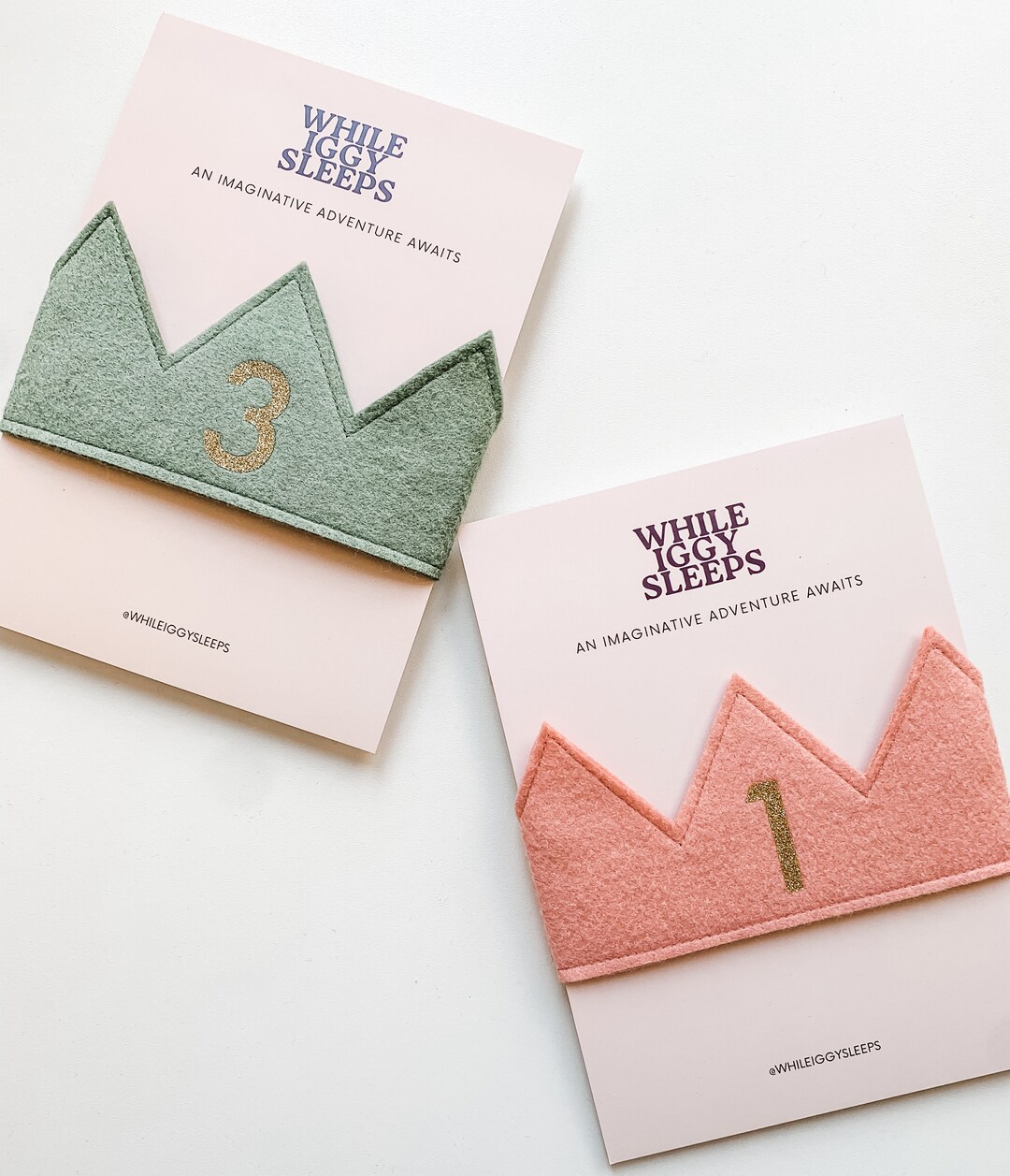 Simple Baby Toddler Child Wool Felt Crown Personalised - Etsy