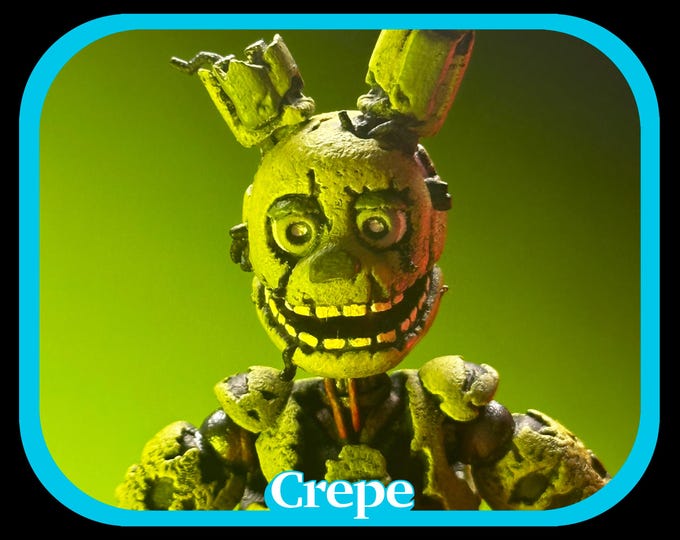 FNAF WAVE 5 | Springtrap Custom Retro Action Figure - Etsy