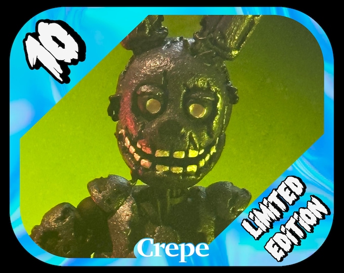 FNAF LIMITED EDITION | Shadow Springtrap Custom Retro Action Figure - Etsy