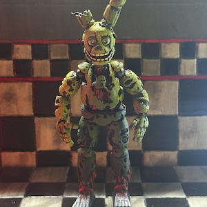 FNAF WAVE 5 | Springtrap Custom Retro Action Figure - Etsy
