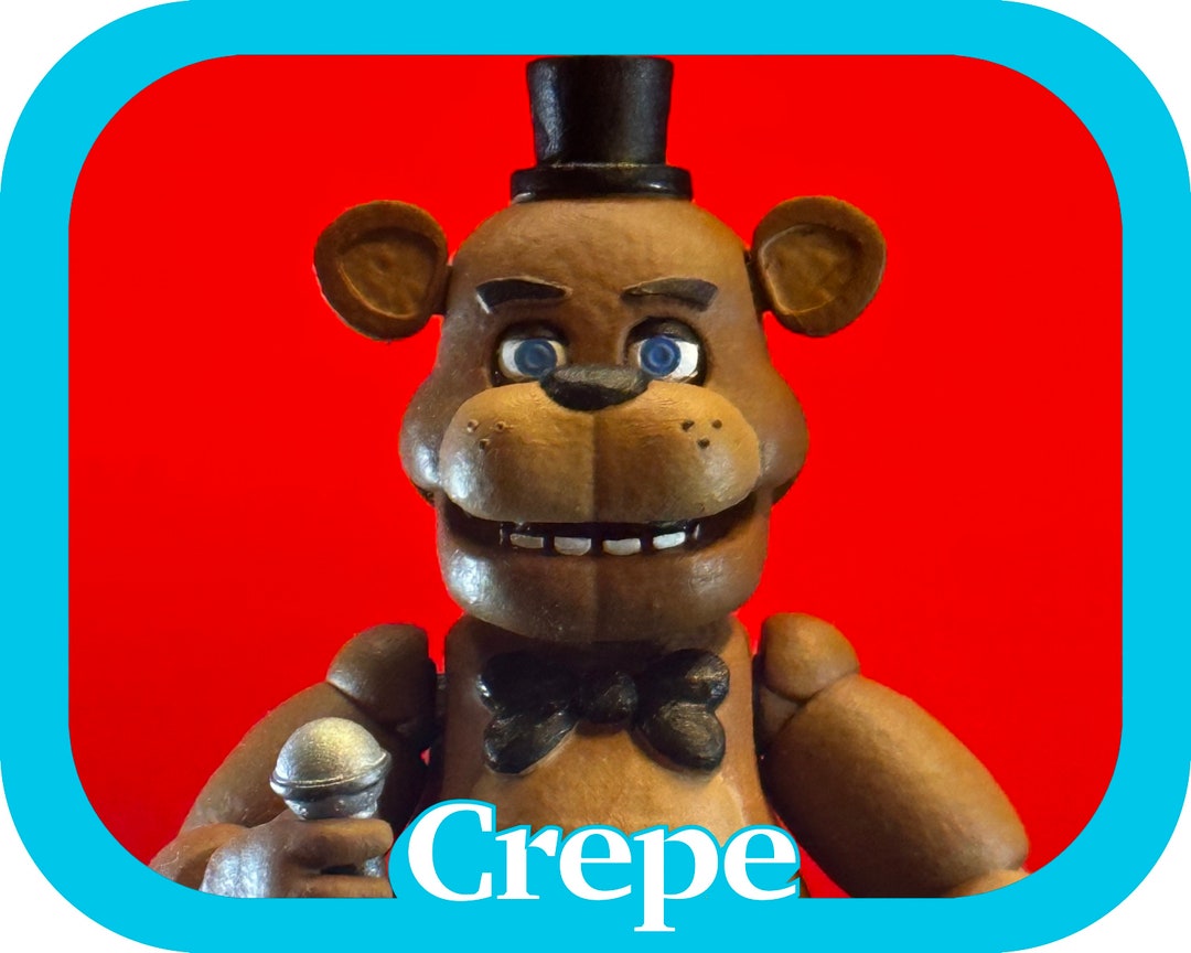 FNAF WAVE 3 | Freddy Fazbear Custom Retro Action Figure - Etsy