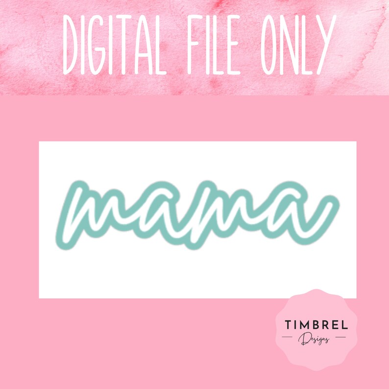 Mama Script Svg Cursive Mama Svg Svg Mama Shirt Mama Laser | Etsy