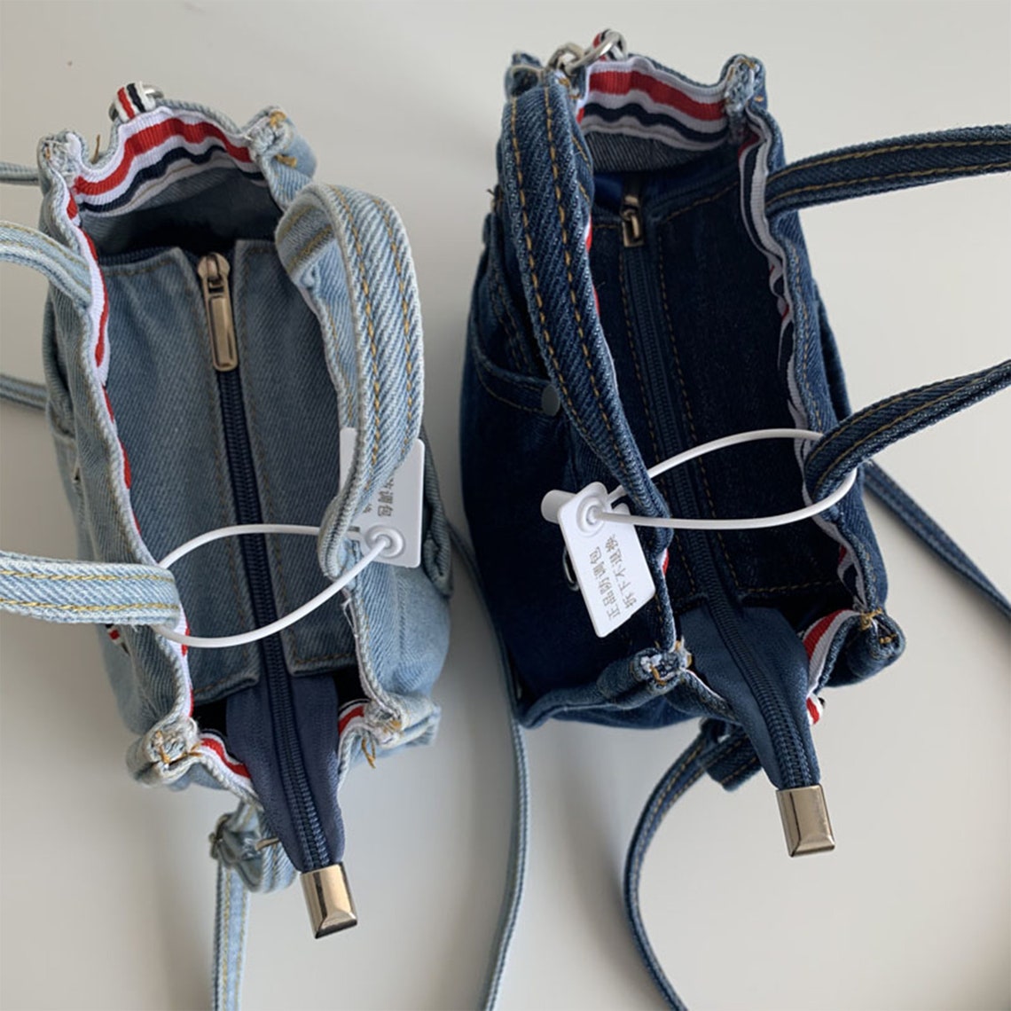 Mini Denim Bag Denim Tote Bag Denim Crossbody Bag Everyday - Etsy