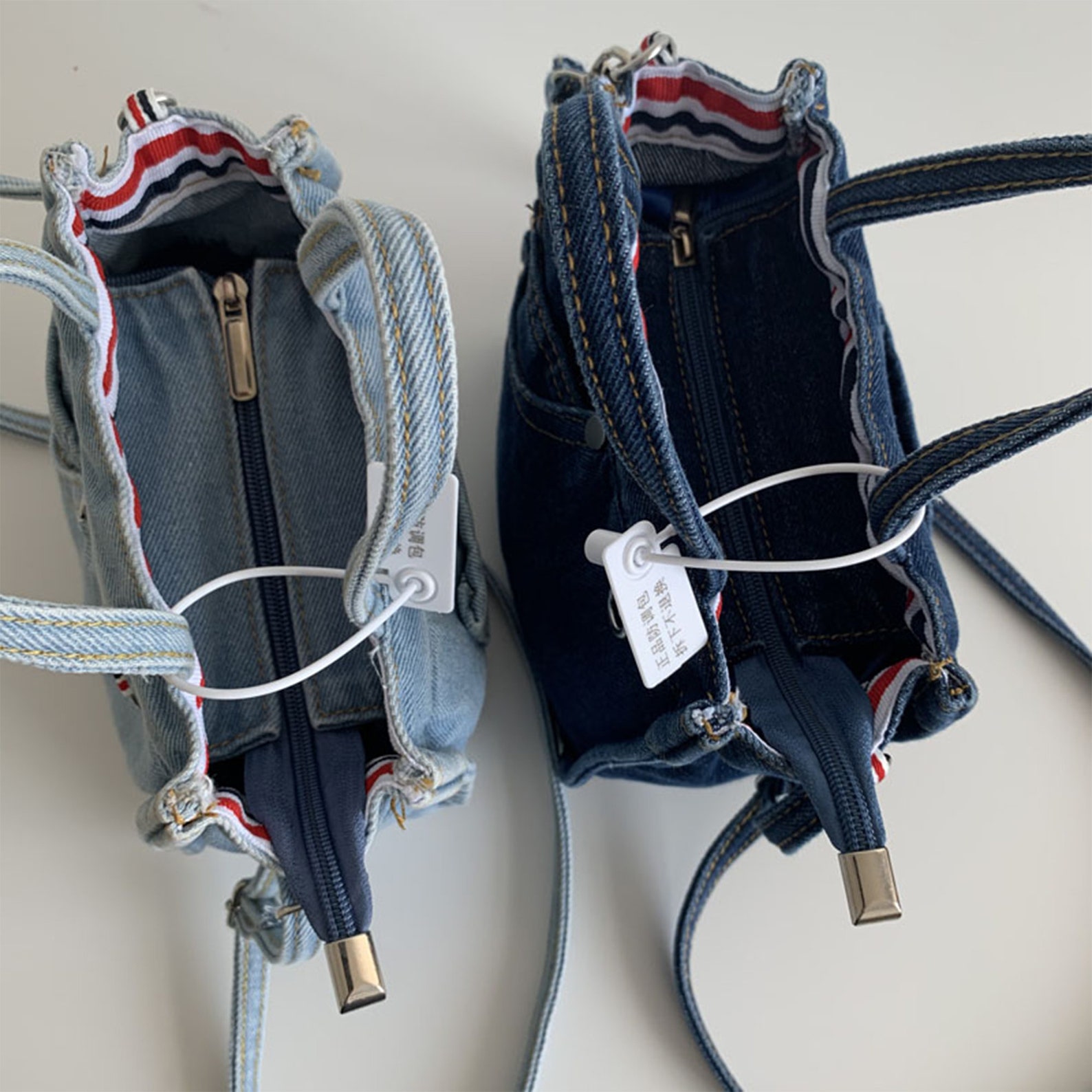 Mini Denim Bag Denim Tote Bag Denim Crossbody Bag Everyday - Etsy