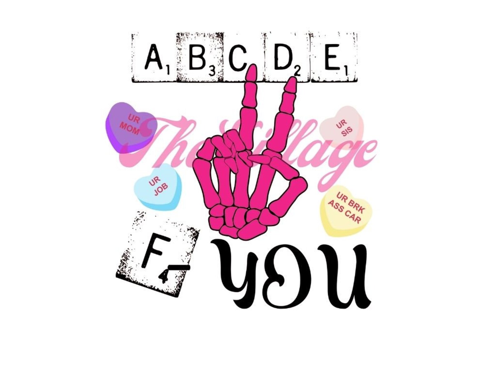 ABCDE F-YOU SUBLIMATION, Png, Digital Download - Etsy