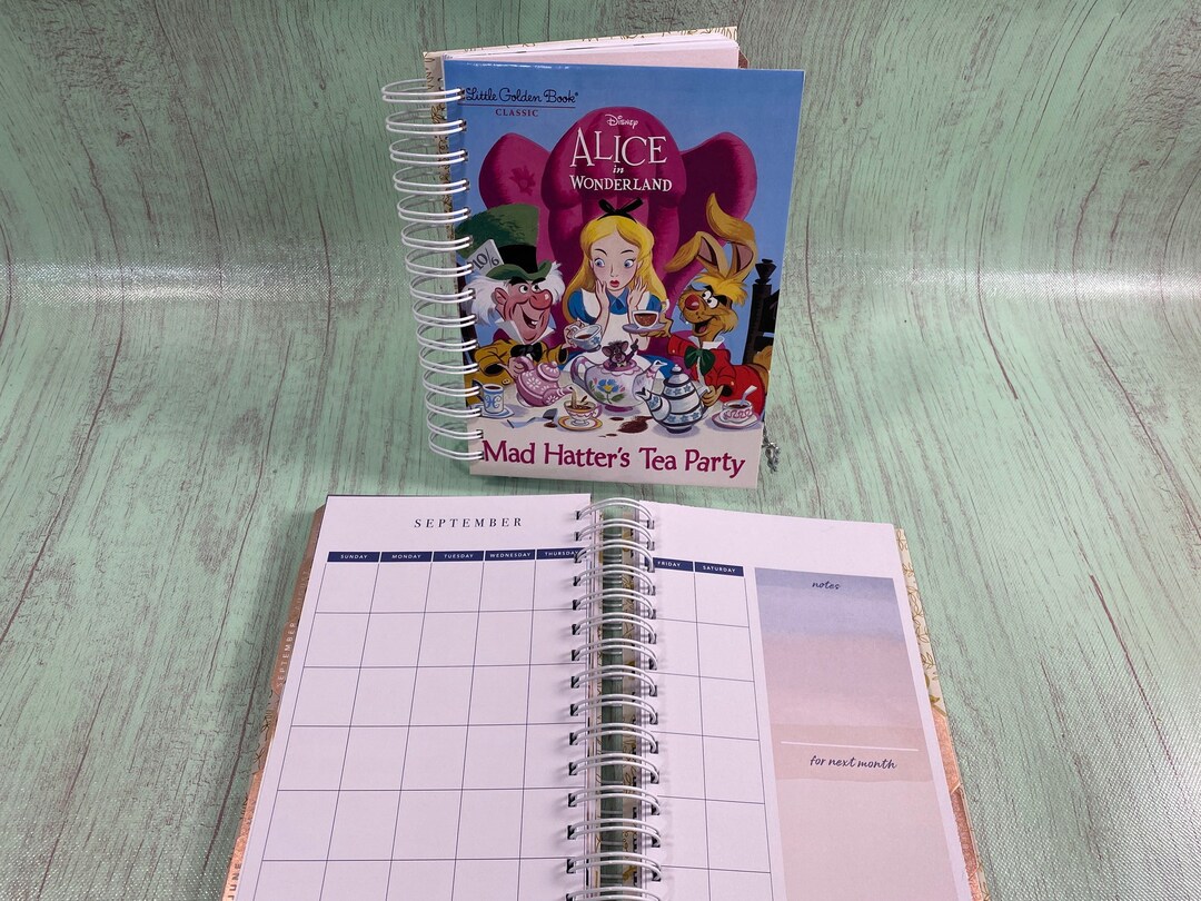 Disney Planner, Alice in Wonderland Planner Calendar, Teacher Planner ...