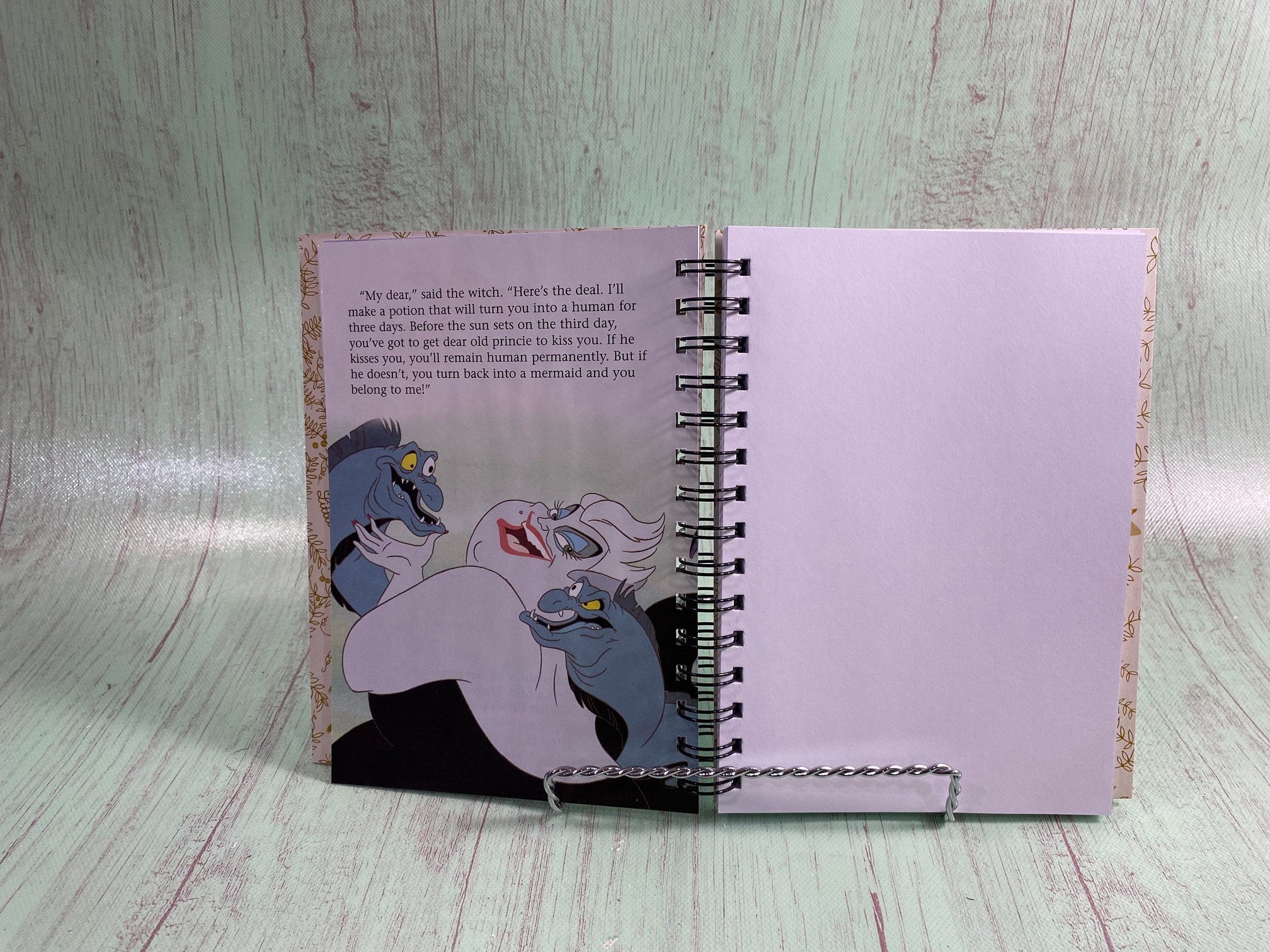 Little Mermaid Book Journal Storybook Journal Autograph Book - Etsy