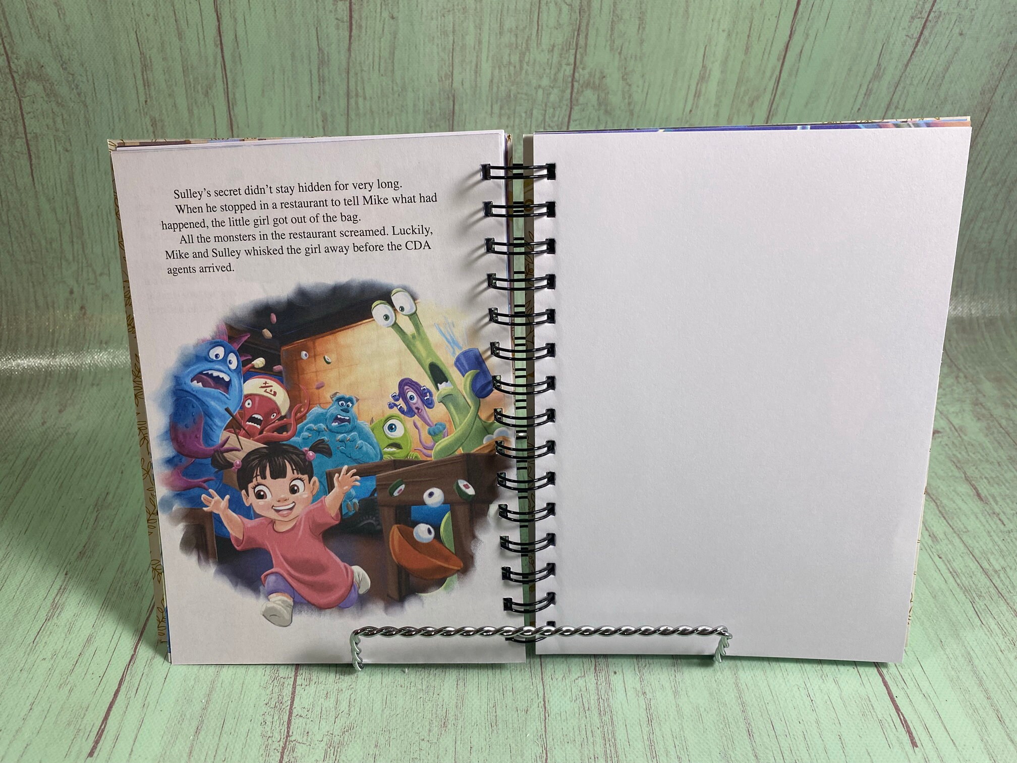 Monsters INC Journal Storybook Journal Autograph Book | Etsy