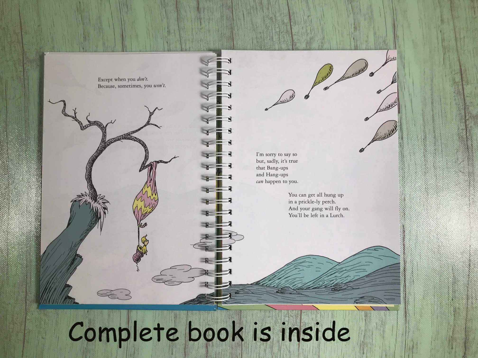 Oh the Places You'll Go Journal Storybook Journal Dr | Etsy