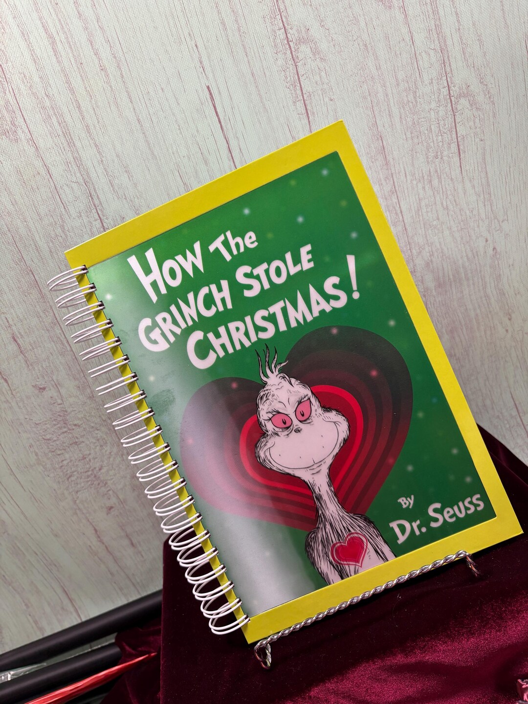 Grinch Stole Christmas Storybook Journal, Dr Seuss Notebook - Etsy