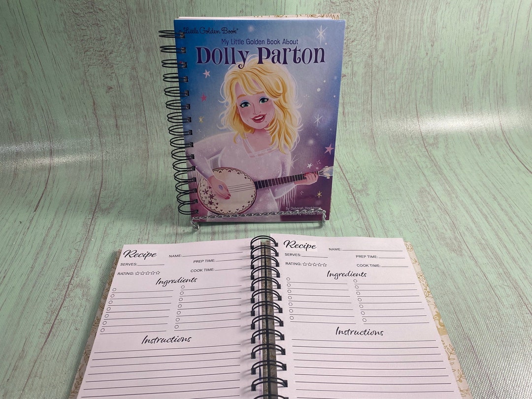 Dolly Parton Recipe Book: Wire Bound Cookbook Journal - Etsy