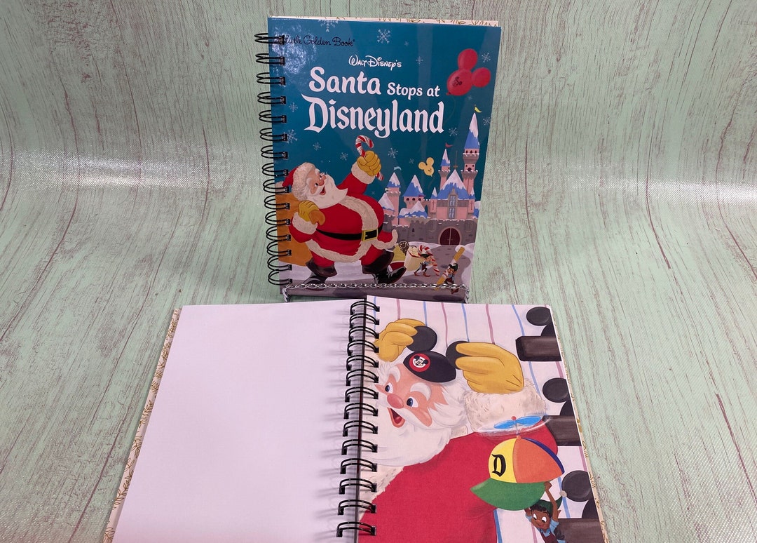 Santa Visits Disneyland Journal: Storybook Autograph Book - Etsy
