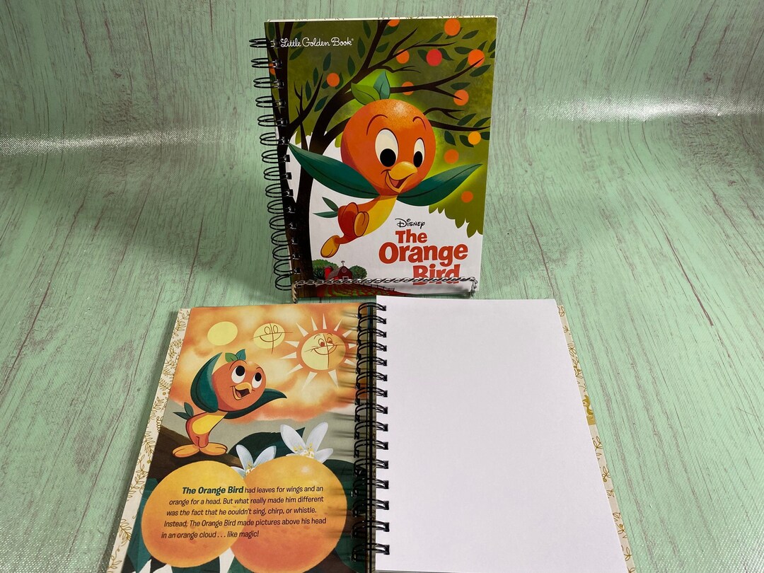 Orange Bird Journal, Storybook Journal, Autograph Book, Little Golden ...
