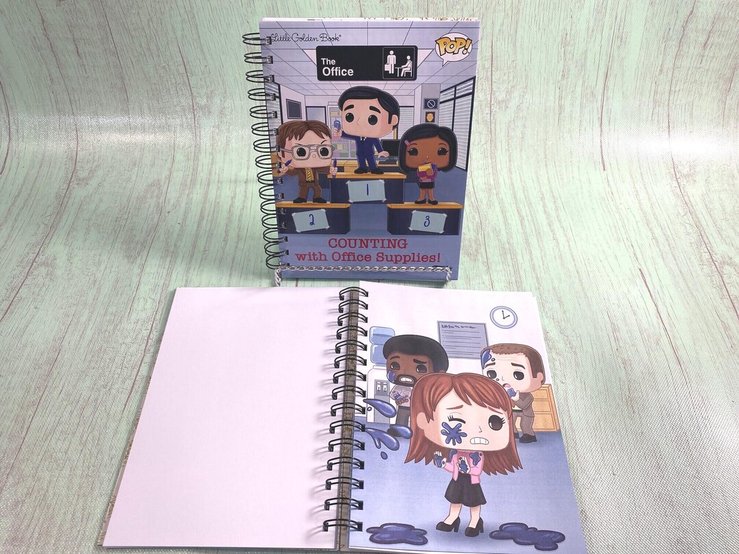 The Office Journal: Dunder Mifflin Storybook Notebook - Etsy