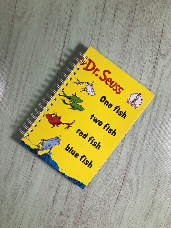 Dr Seuss One Fish Two Fish Book Journal Storybook Journal Dr | Etsy