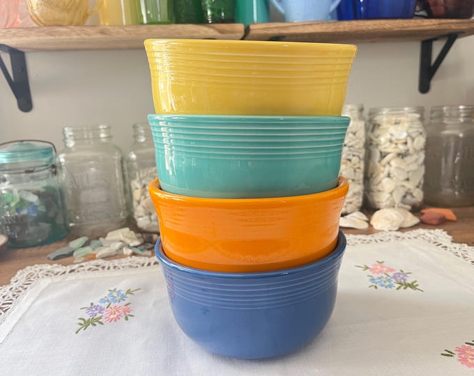 Fiesta - Poppy Orange Gusto Bowl Homer Laughlin Ceramic Dish ...