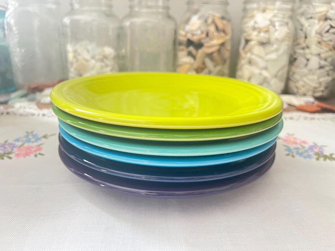 Fiestaware Classic Rim Salad Plates - Etsy