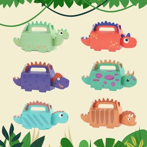 Dinosaur Candy Box, 12 Pcs Dinosaur Candy Box, Dinosaur Themed Party ...