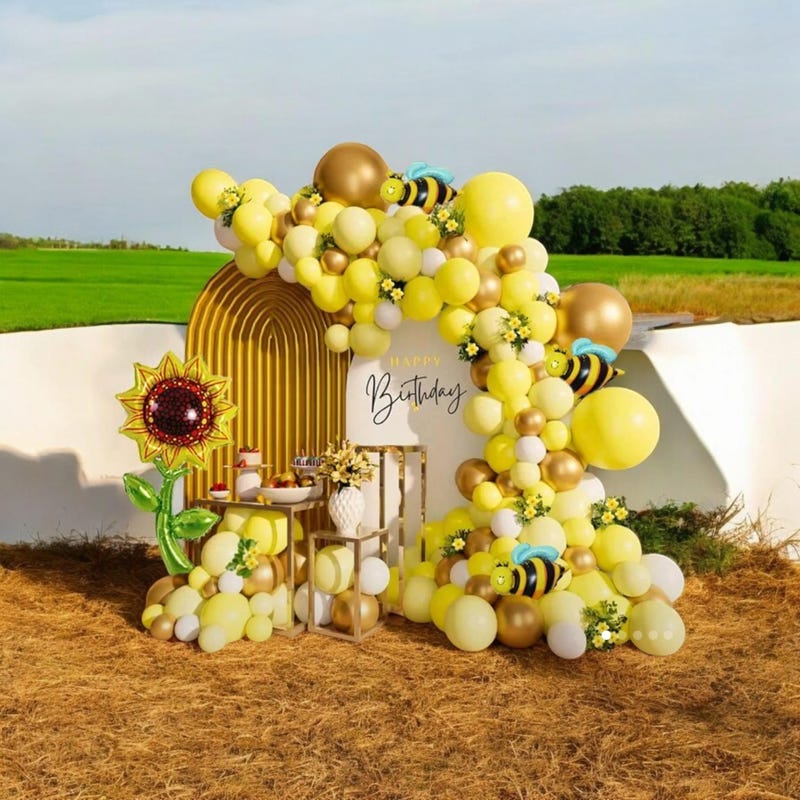 Sunflower Balloon Arch - Etsy