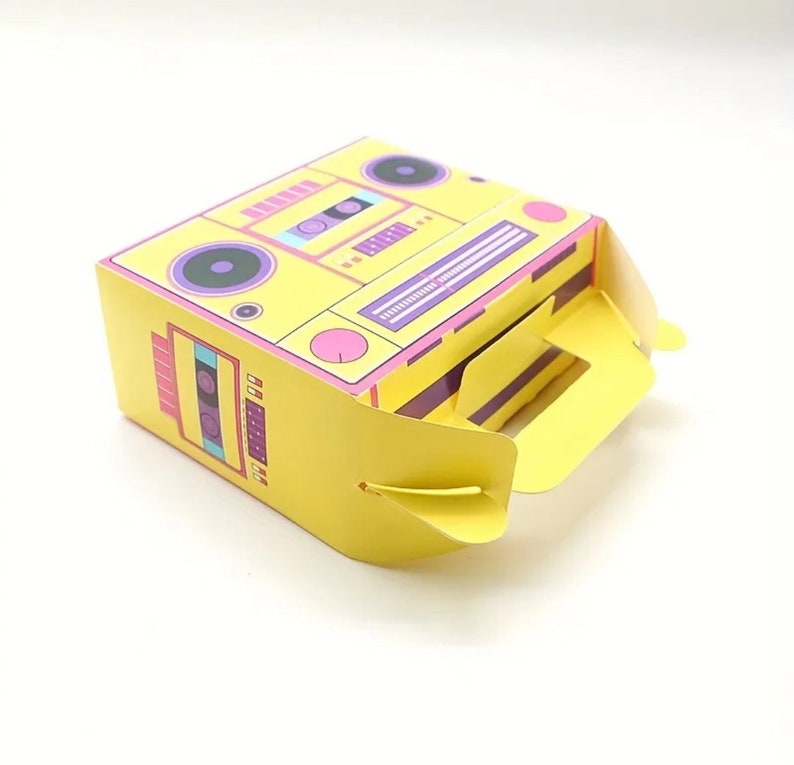 12 Pieces Pink or Yellow Music Boomboxes Radio Party Favor Box Party ...