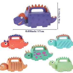 Dinosaur Candy Box, 12 Pcs Dinosaur Candy Box, Dinosaur Themed Party ...