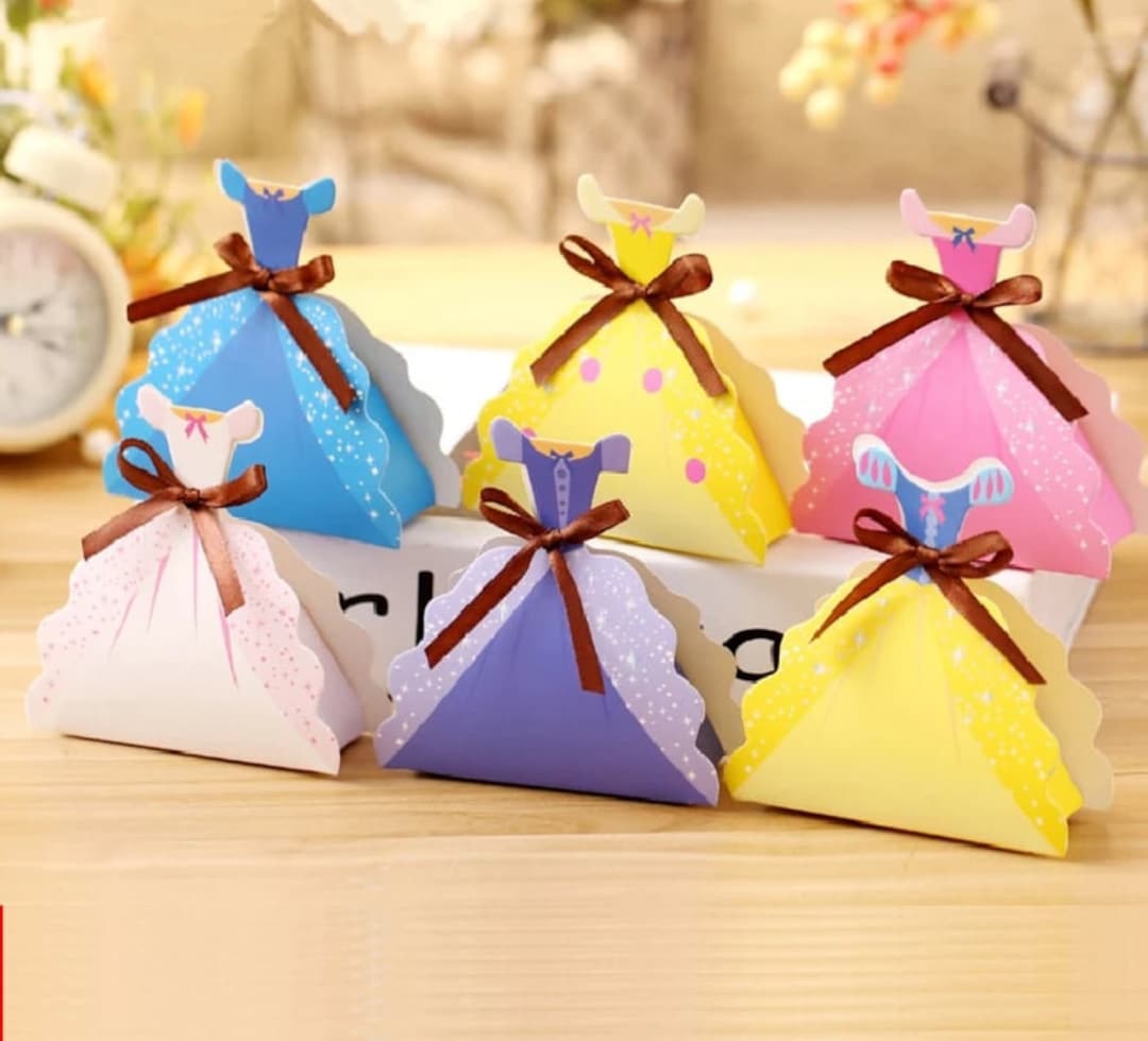 20 Princess Candy Boxes, Birthday Party Favor, Princess Theme Birthday ...