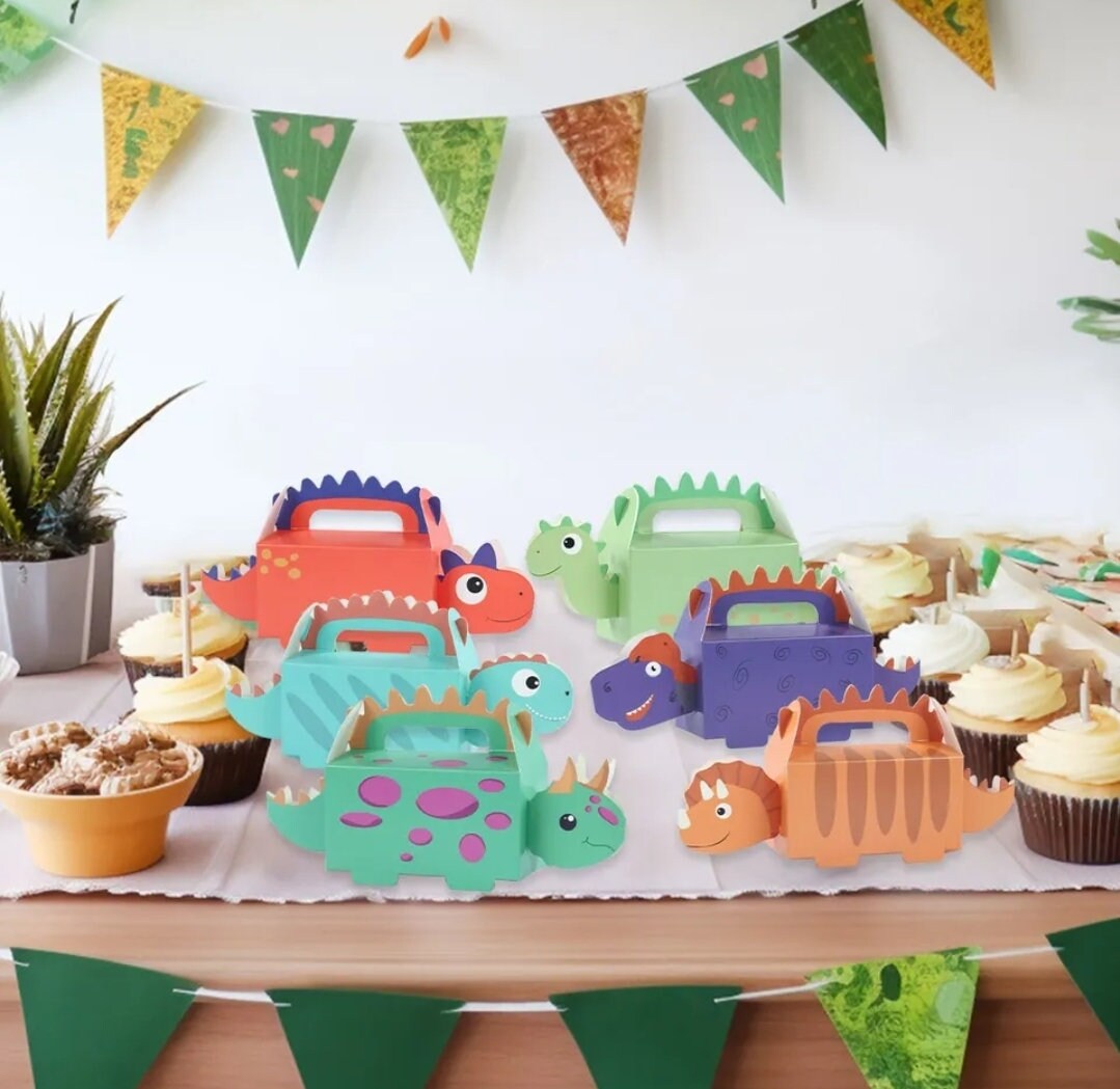 Dinosaur Candy Box, 12 Pcs Dinosaur Candy Box, Dinosaur Themed Party ...