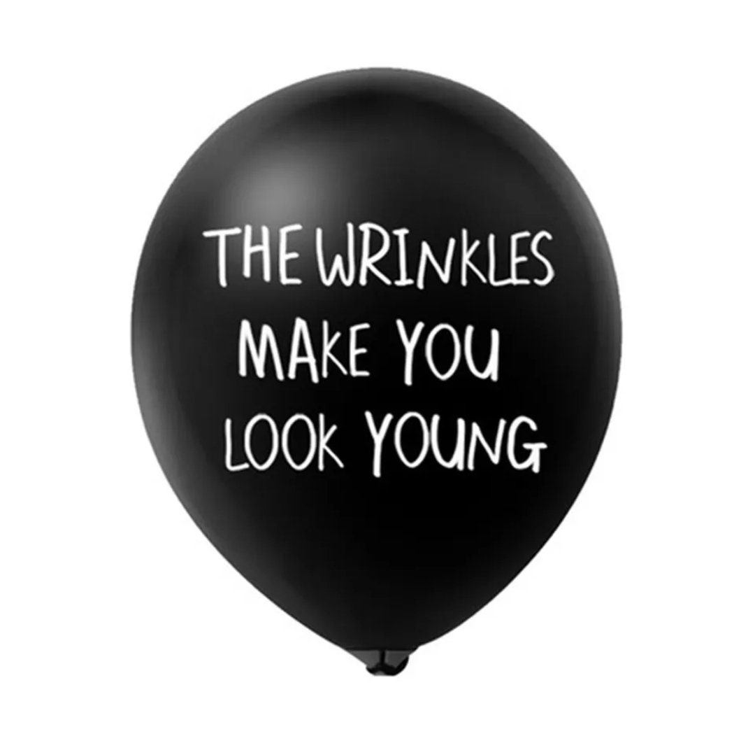 20 Pieces Funny Latex Balloons Birthday, Funny Balloons Message for ...