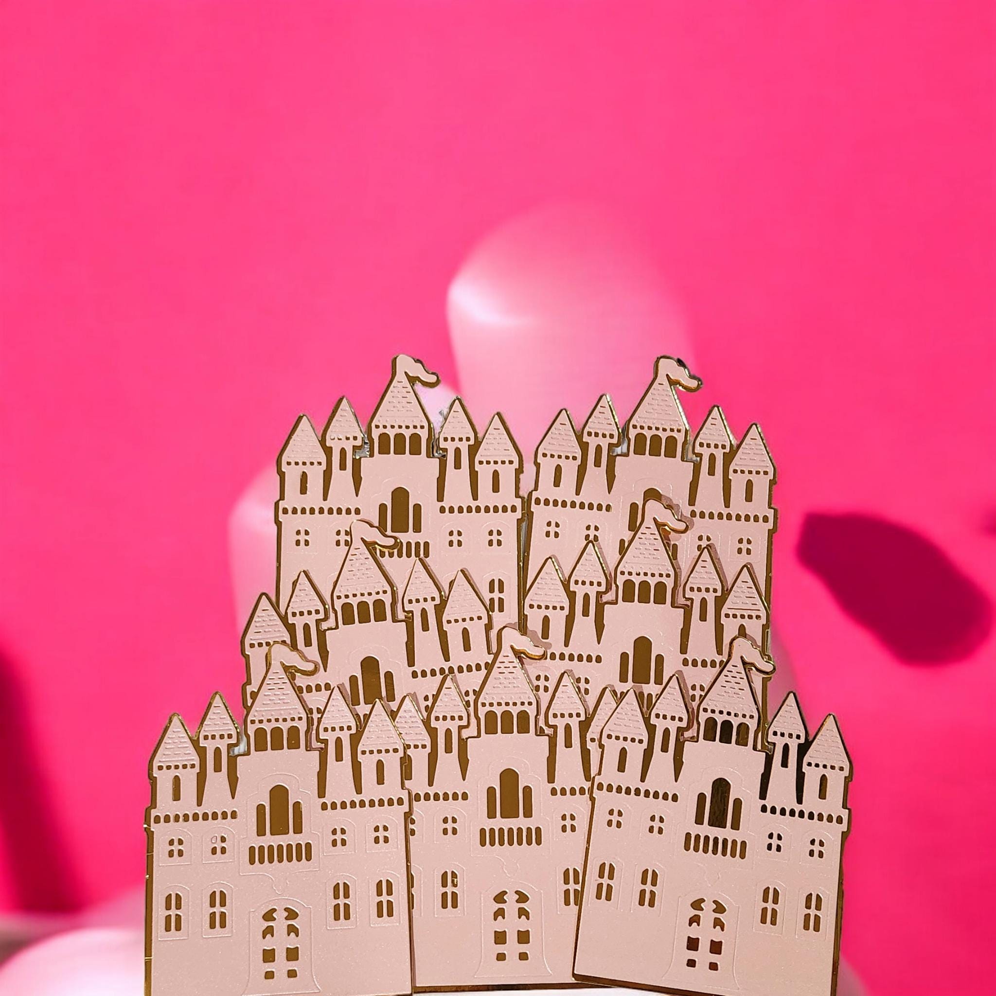 20 Pieces Castle for Crafts, Castle for Cake Topper Making, Paper ...