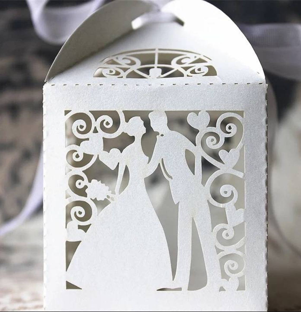 40 Wedding Favor Boxes, Wedding Favor Candy Box, Wedding Favor Gift Box ...
