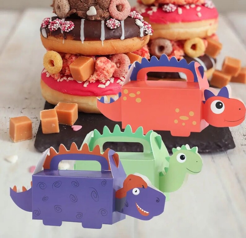 Dinosaur Candy Box, 12 Pcs Dinosaur Candy Box, Dinosaur Themed Party ...