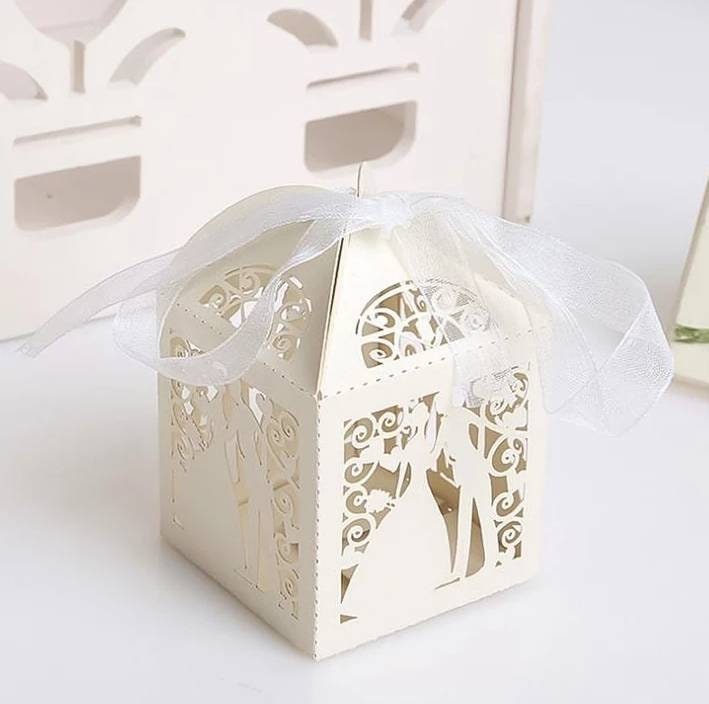 40 Wedding Favor Boxes, Wedding Favor Candy Box, Wedding Favor Gift Box ...