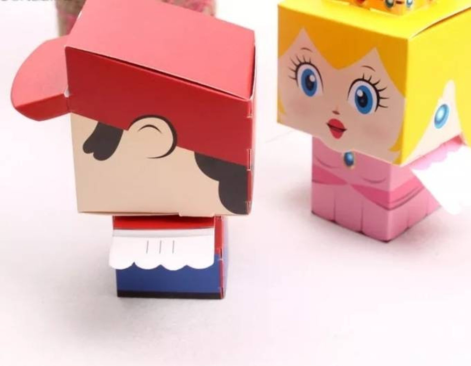 20 or 30 Pieces Super Mario Birthday Party Favor Boxes, Mario and ...