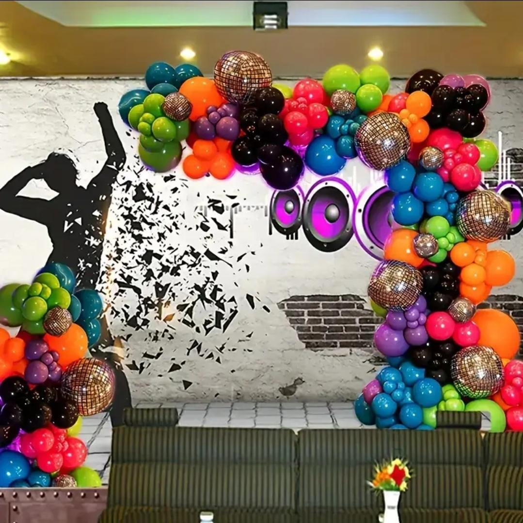 1980s Birthday Balloon Decor Set, Party Celebration - Etsy