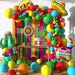 157 Pcs Vibrant Carnival Fiesta Balloon Garland Kit - Colorful Mexican ...