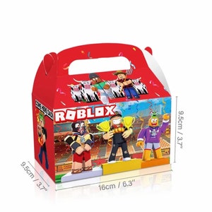 Roblox Birthday Party Favor Box, Roblox Party Supplies, Roblox Game ...