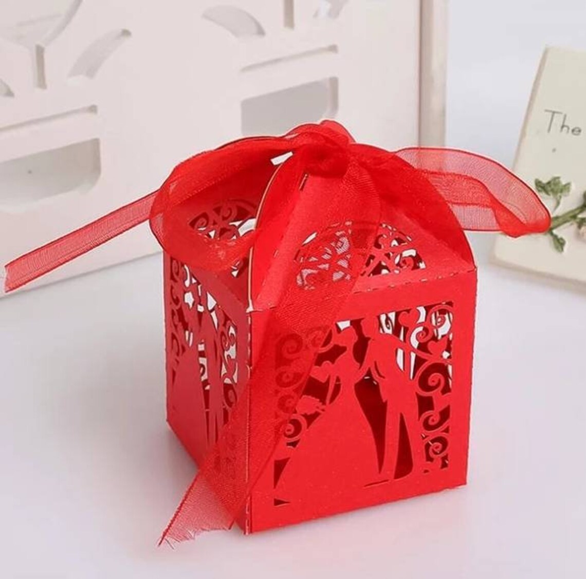 40 Wedding Favor Boxes, Wedding Favor Candy Box, Wedding Favor Gift Box ...