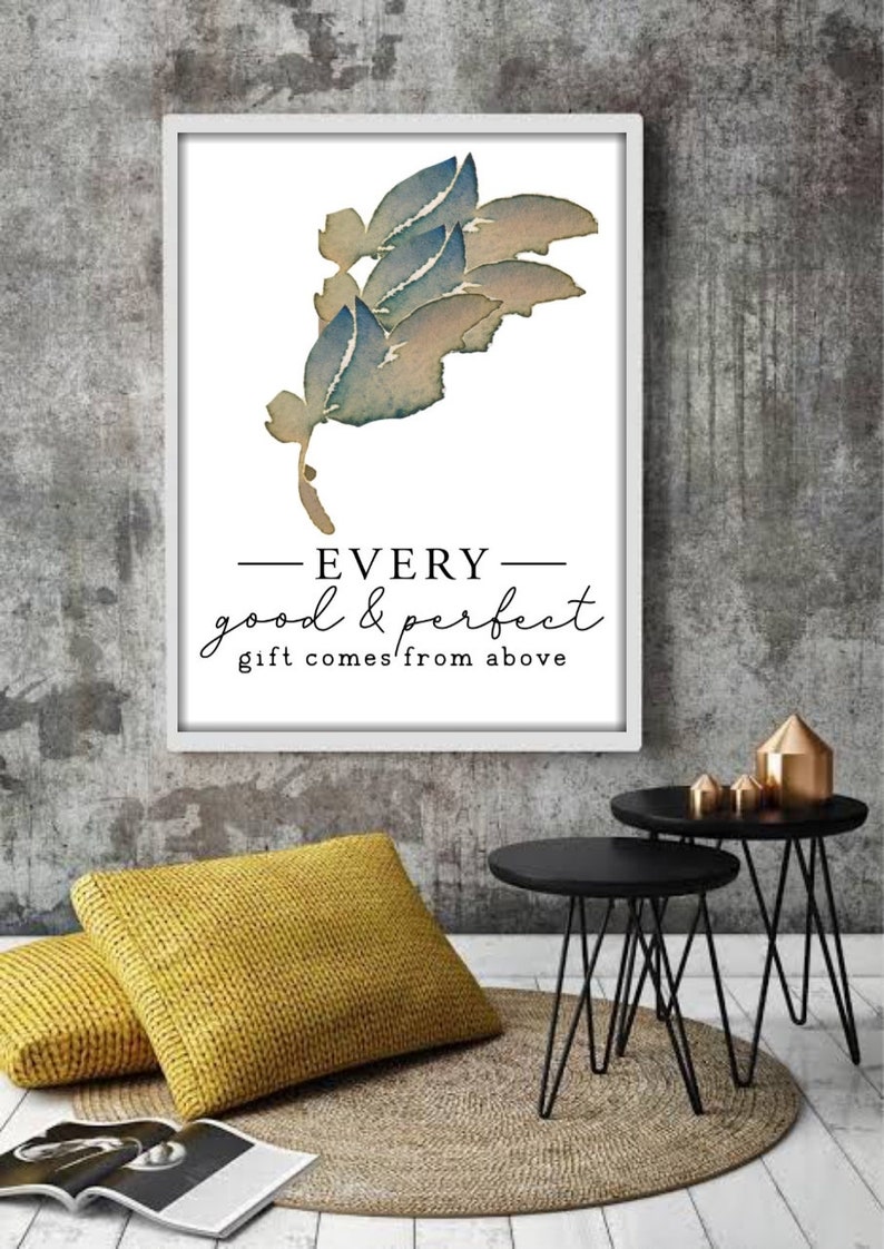 Every Good and Perfect Gift Comes From Above Digital Download - Etsy