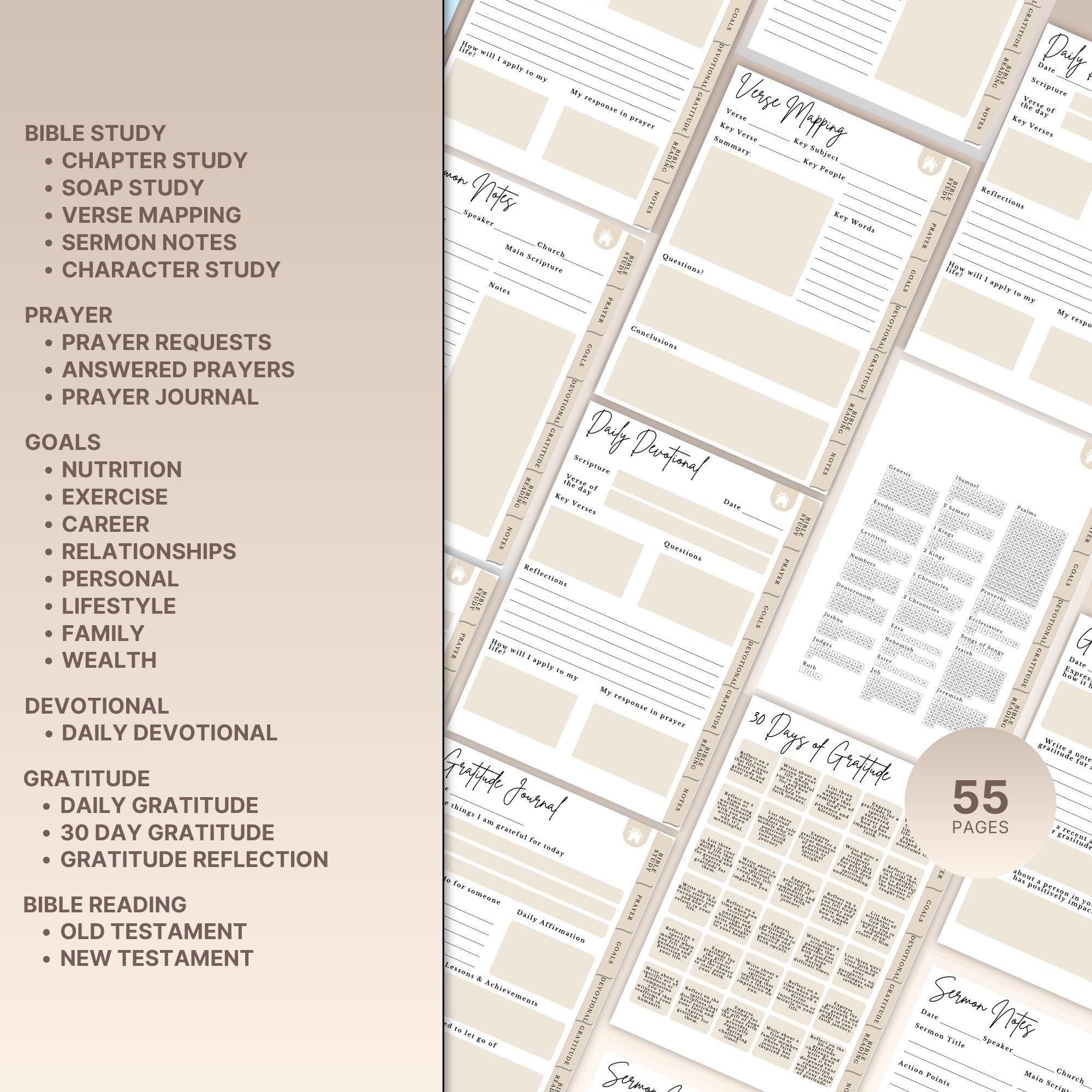 Faith Planner 2024 2025undated Daily Devotional Digital Planner 2024 ...