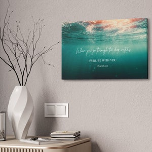 Bible Verse Canvas Wall Art Scripture Wall Art Christian Wall - Etsy