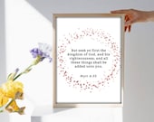 Printable Christian Bible Verse Wall Art Decor Digital - Etsy