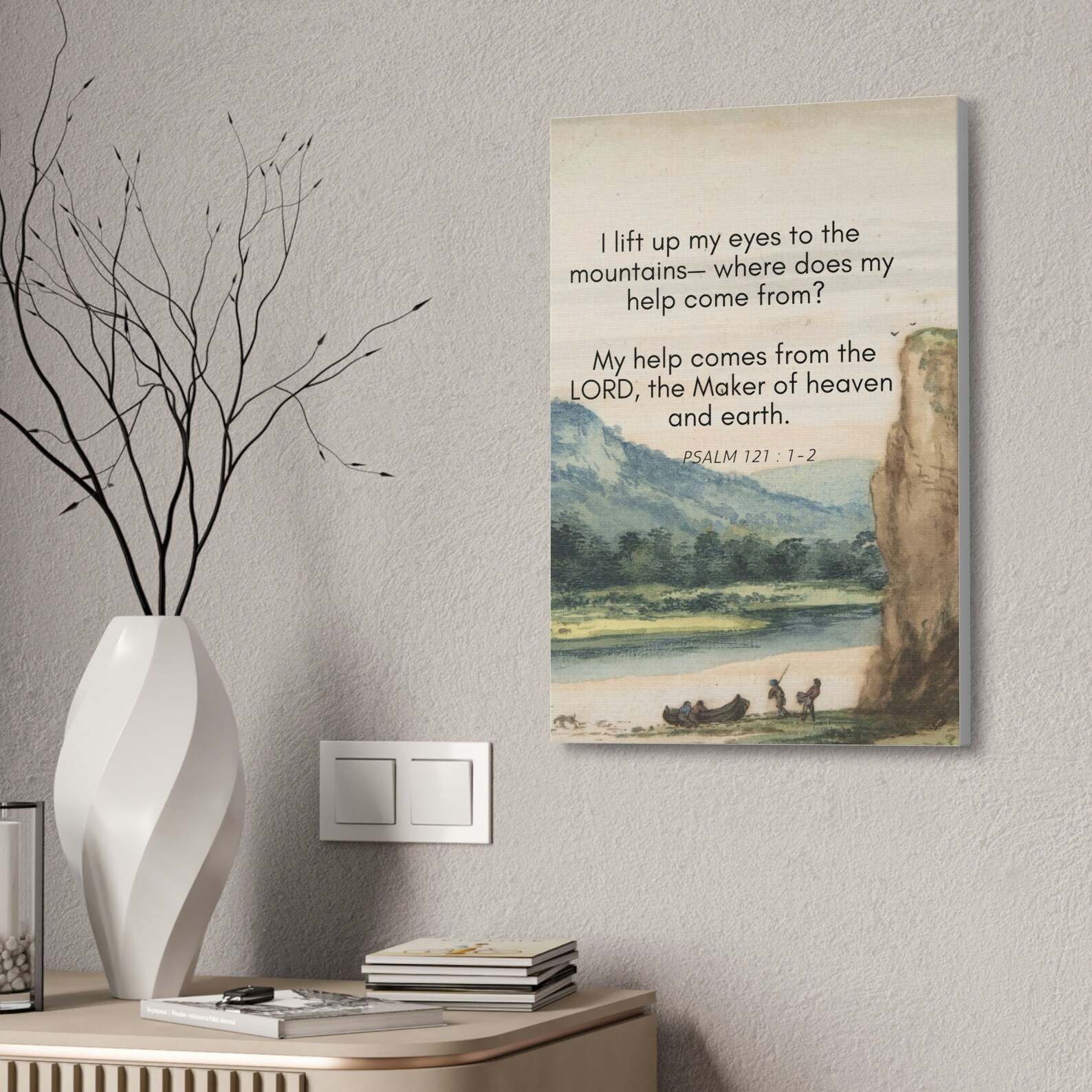 Bible Verse Farmhouse Poster Printable Psalm 121 Bible Verse - Etsy