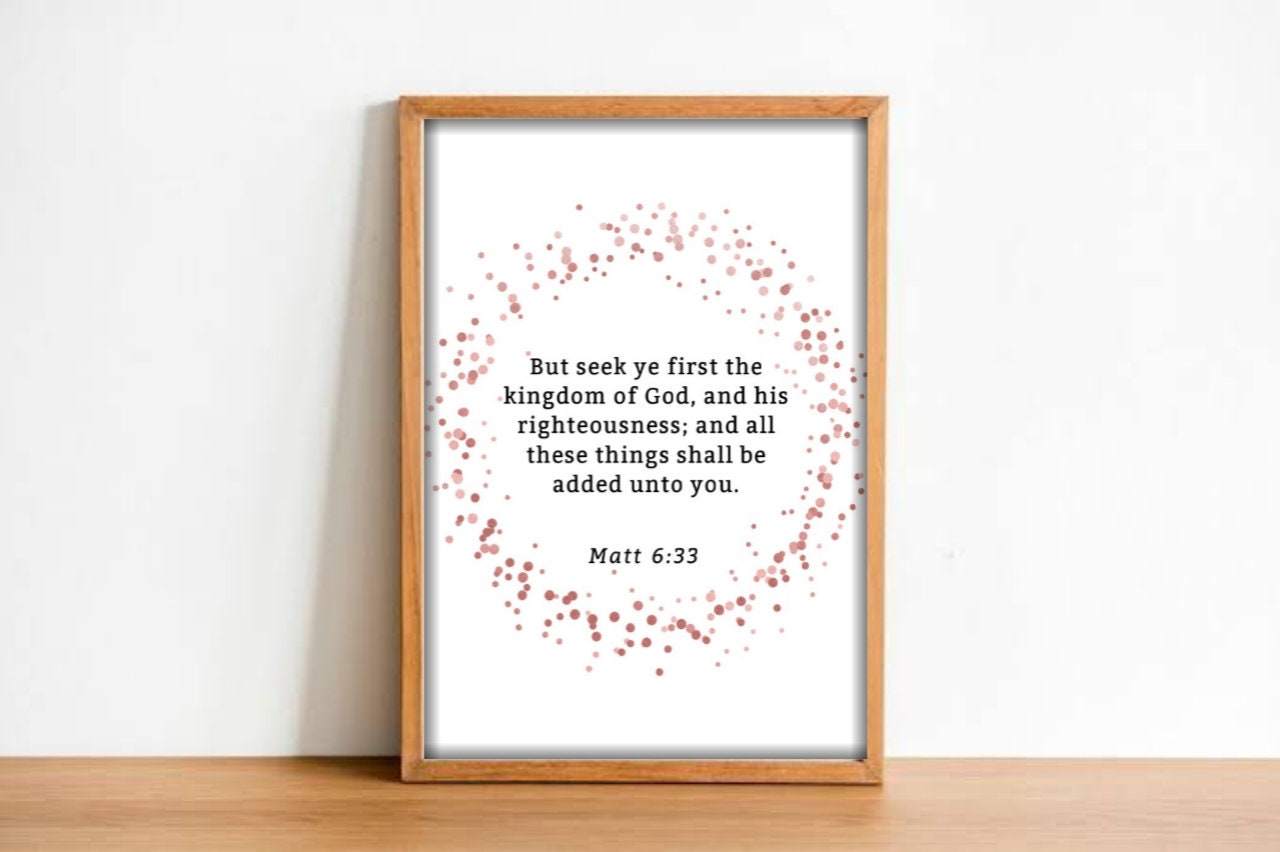 Printable Christian Bible Verse Wall Art Decor Digital Download ...