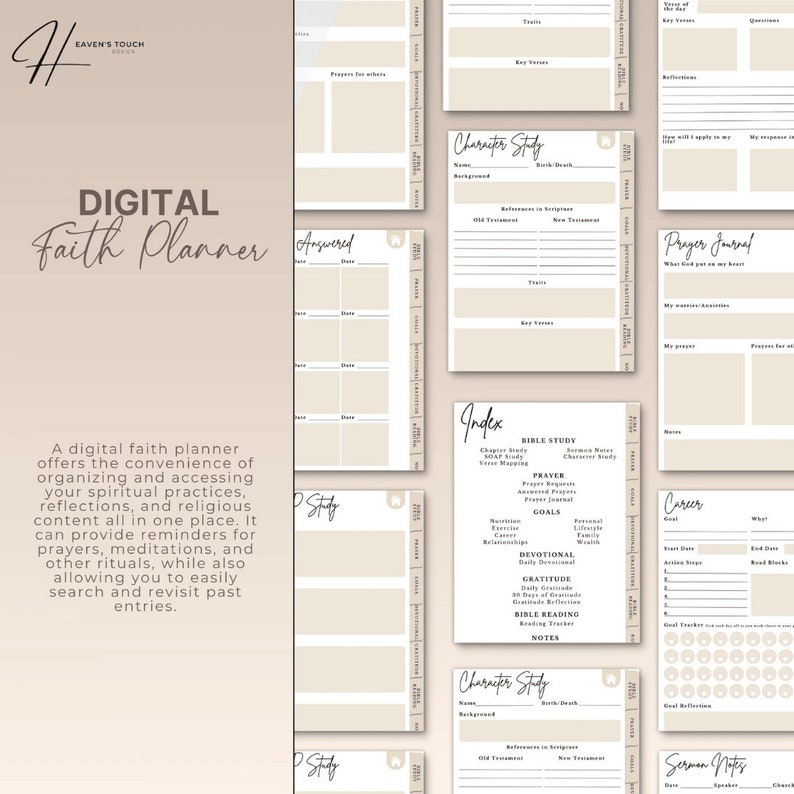Faith Planner 2024 2025undated Daily Devotional Digital Planner 2024 ...