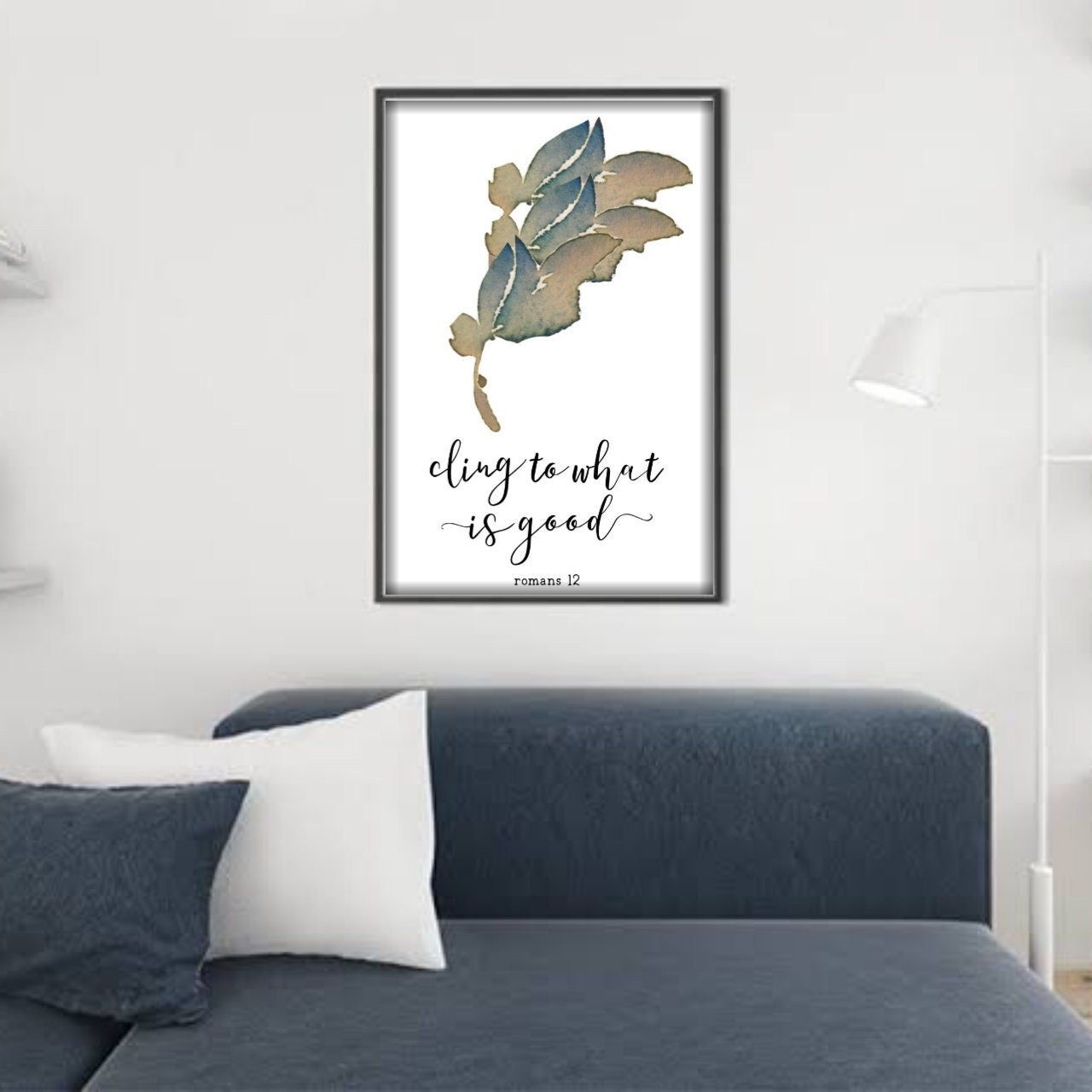 Cling to What is Good Digital Download Home Wall Art Digital Good Quote ...