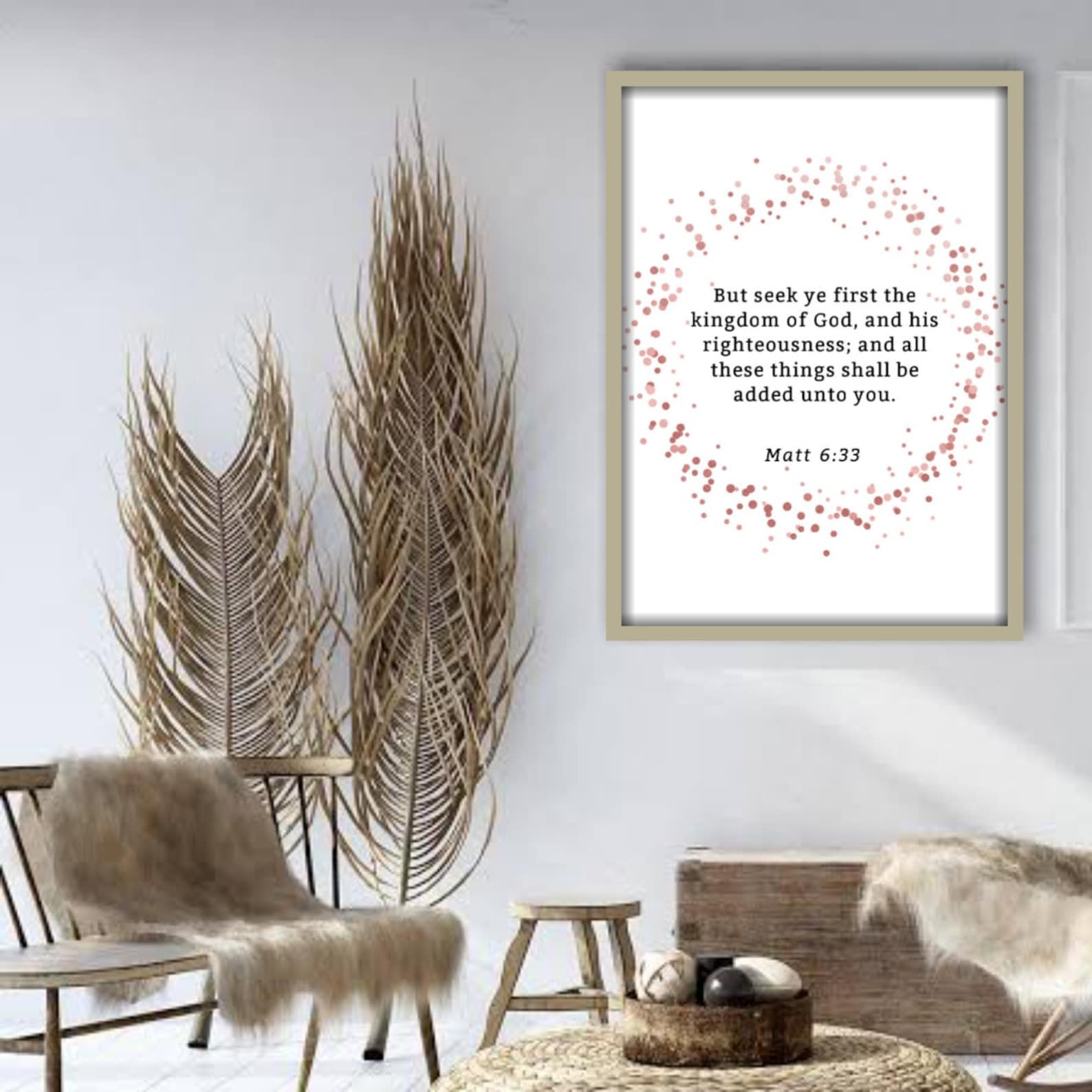 Printable Christian Bible Verse Wall Art Decor Digital Download ...
