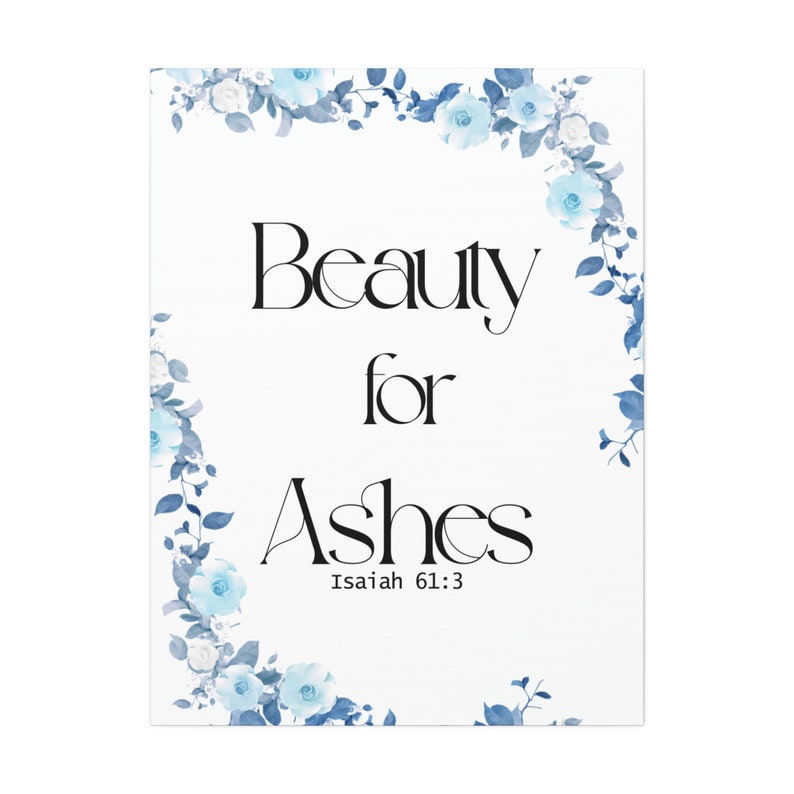 Custom Bible Verse Canvas Print for Farmhouse Decor Beauty - Etsy