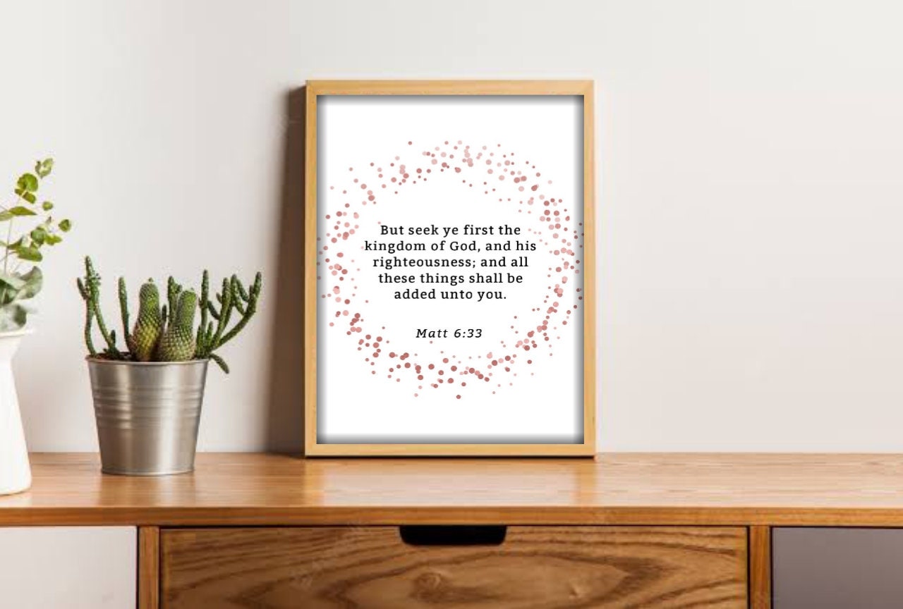 Printable Christian Bible Verse Wall Art Decor Digital Download ...