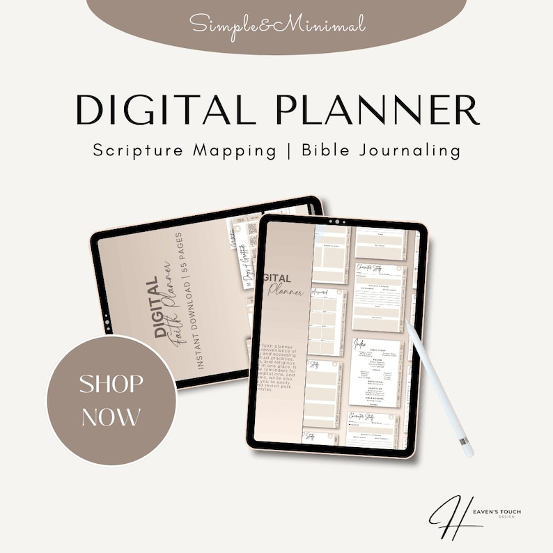Faith Planner 2024 2025undated Daily Devotional Digital Planner 2024 ...