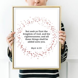 Printable Christian Bible Verse Wall Art Decor Digital Download ...